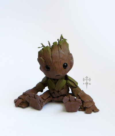 Chibi Groot By Hiroyasu Ike x OneSixthBruce Exclusive - The Toy Chronicle