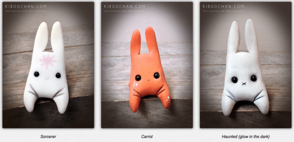 Cute weird rabbits By Kiboochan - The Toy Chronicle
