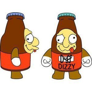 The Simpsons Dizzy and Surly Duff By Kidrobot - The Toy Chronicle