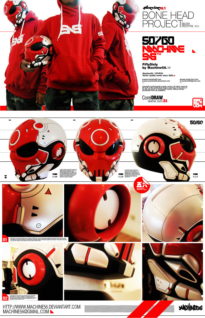 M56 Bonehead MK1 By MACHINE56 FiftySixty x Glitch-Network - The Toy ...