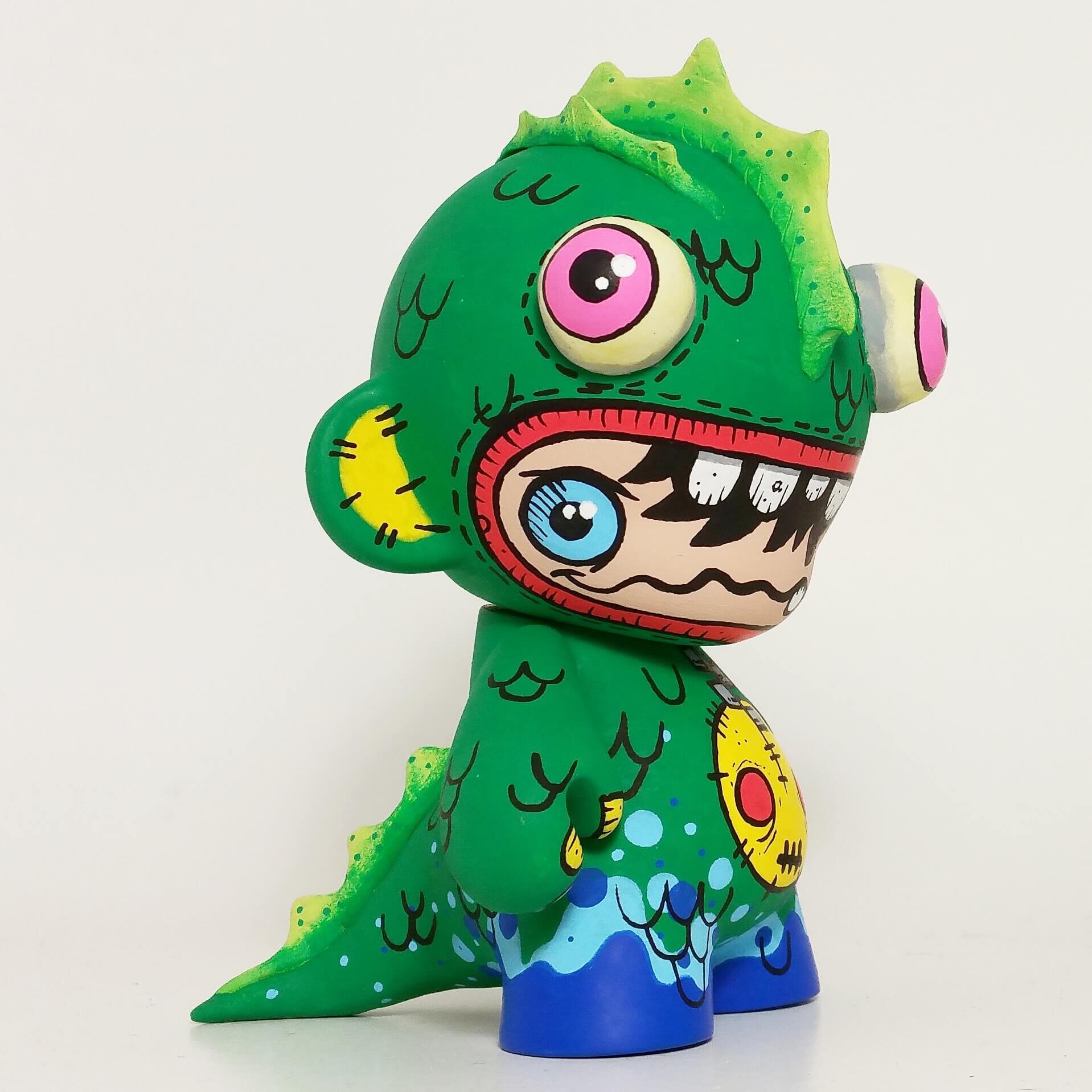 Custom Kidrobot Munny - ‘Zombie, I’ by The Other Guy - The Toy Chronicle