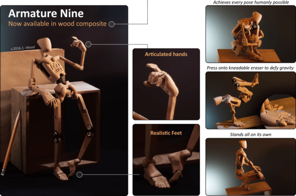 Armature Nine A9-RIG by Paul Siegel Digital Double - The Toy Chronicle