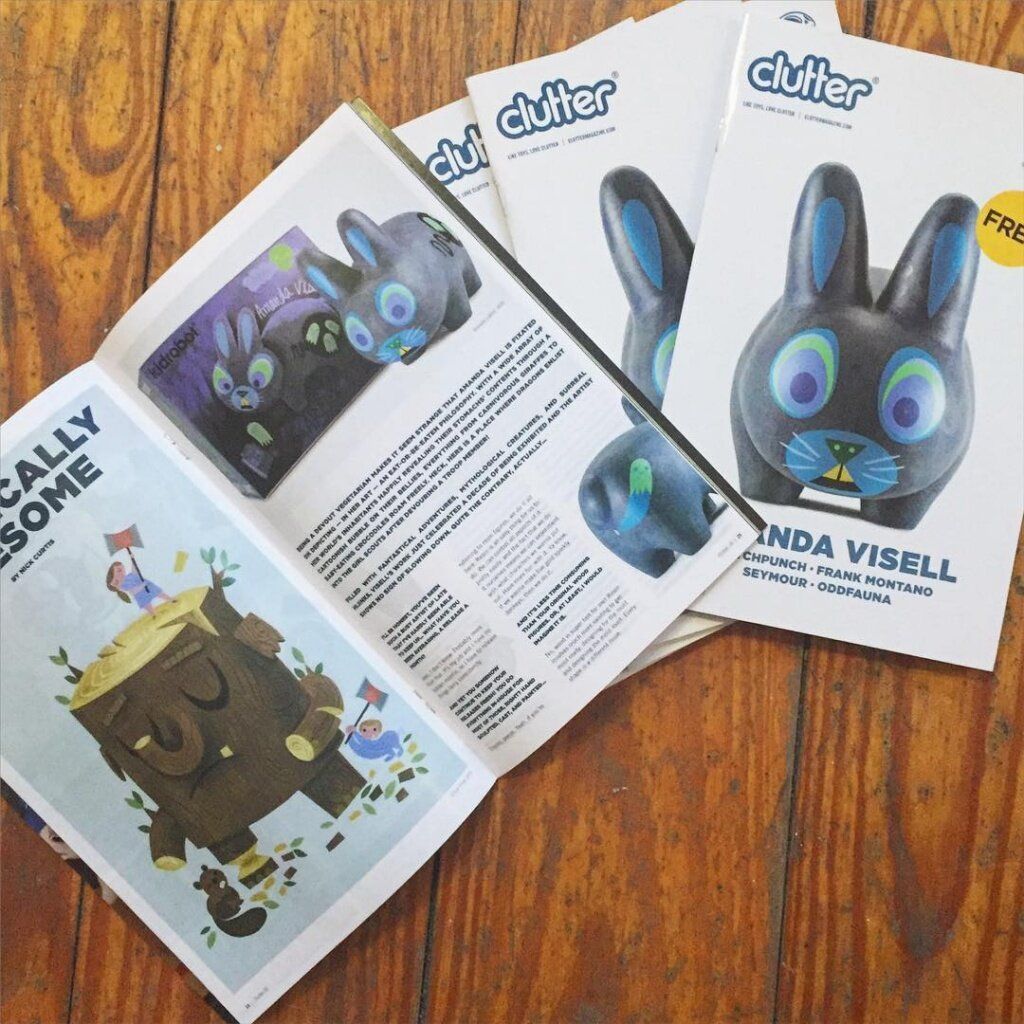 New Clutter Magazine No.35 with Amanda Visell - The Toy Chronicle
