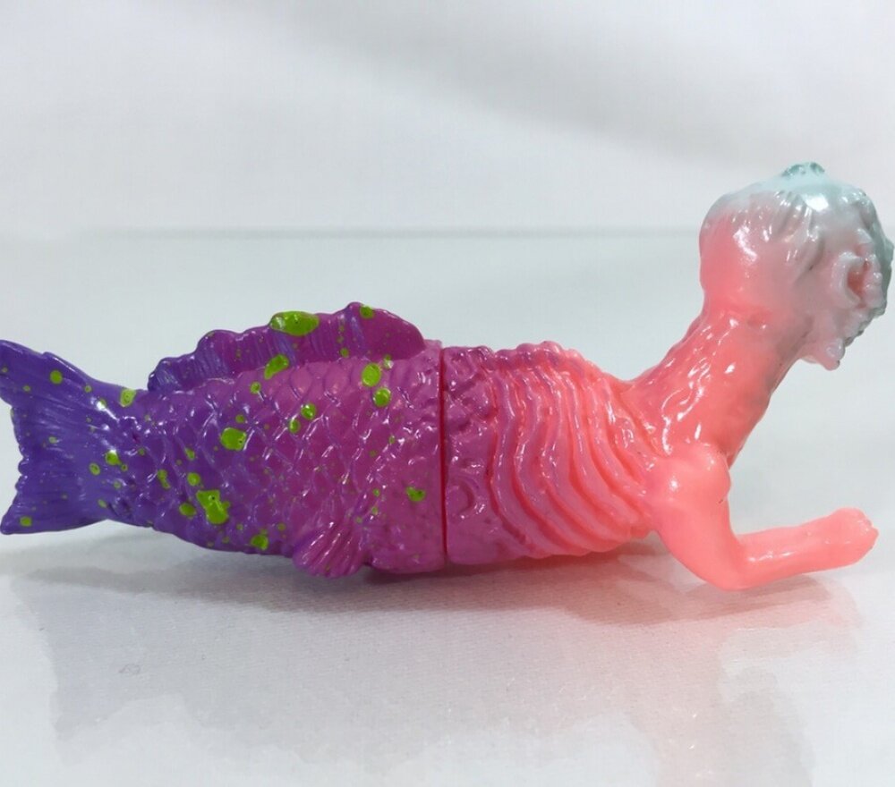 Tropical Fiji Mermaid sofubi painted | The Toy Chronicle