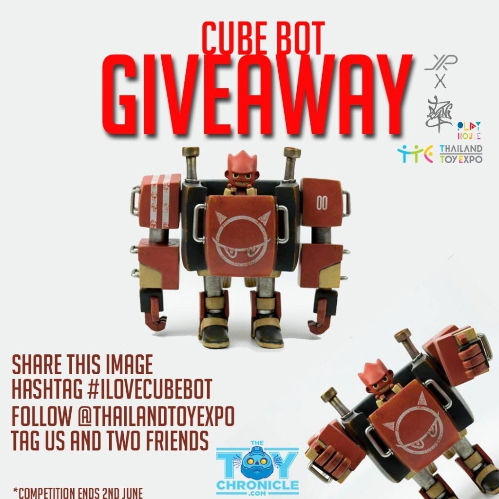Cube Bot By JPX x THE DUANG GIVEAWAY - The Toy Chronicle
