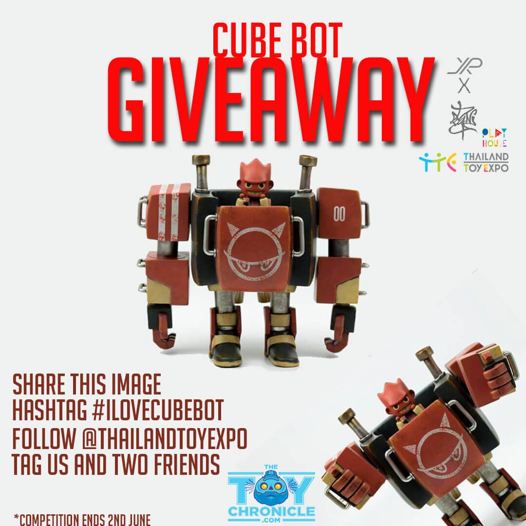 Cube Bot By JPX x THE DUANG GIVEAWAY - The Toy Chronicle