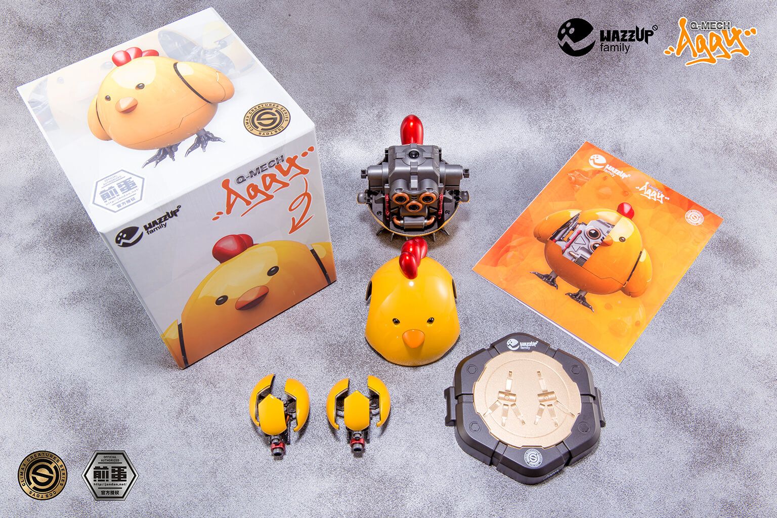 Q-MECH AGGY By Inson Song of WazzUp Family x Fanmade - The Toy Chronicle