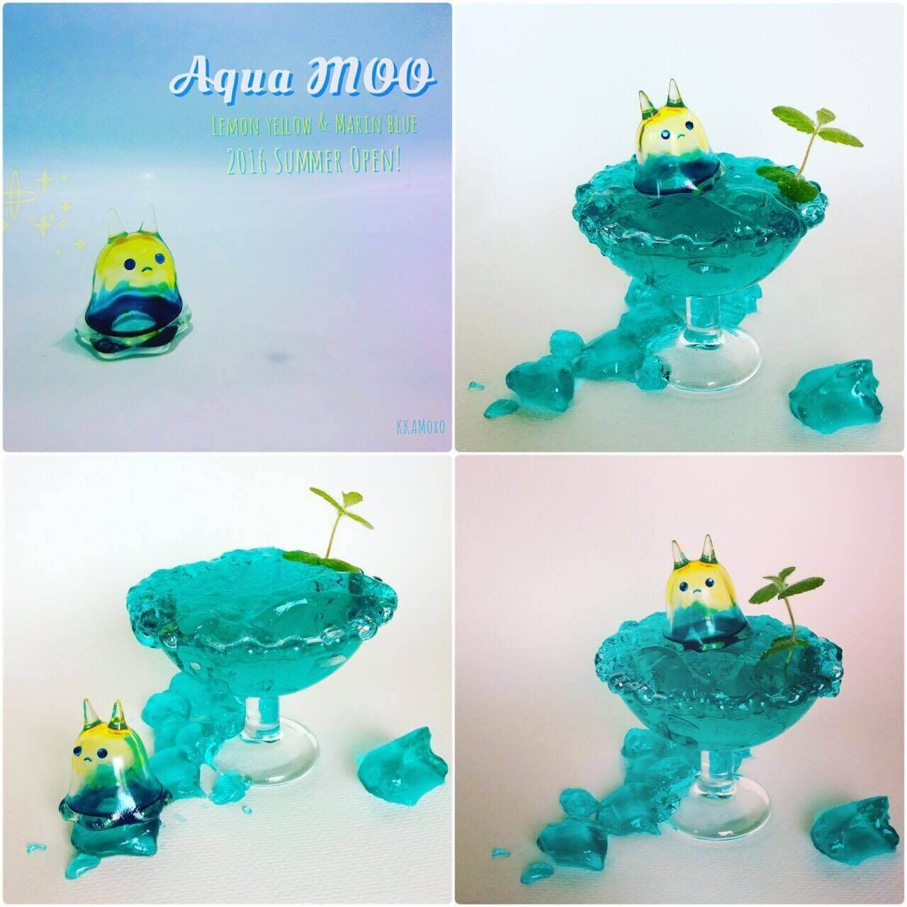 Aqua Moo KuuaGom By KKAMoxo - The Toy Chronicle