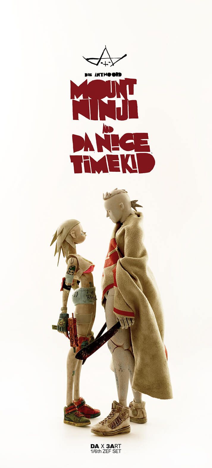 MOUNT NINJI AND DA NICE TIME KID figure By DIE ANTWOORD x ThreeA ...