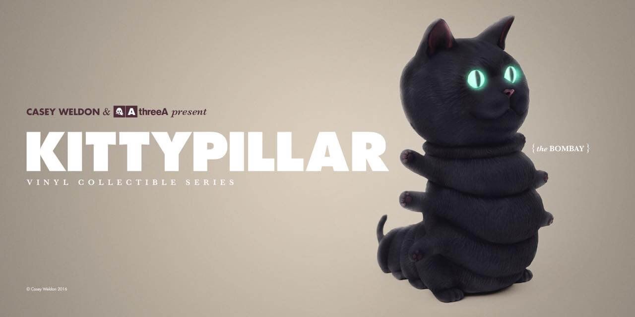 KITTYPILLAR Vinyl Collectible Series By Casey Weldon x ThreeA - The Toy ...