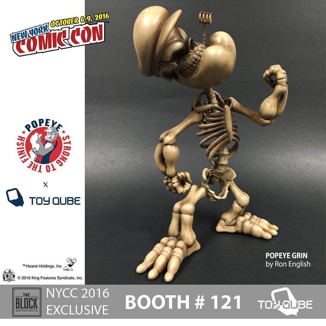 POPEYE GRIN By Ron English x ToyQube - The Toy Chronicle