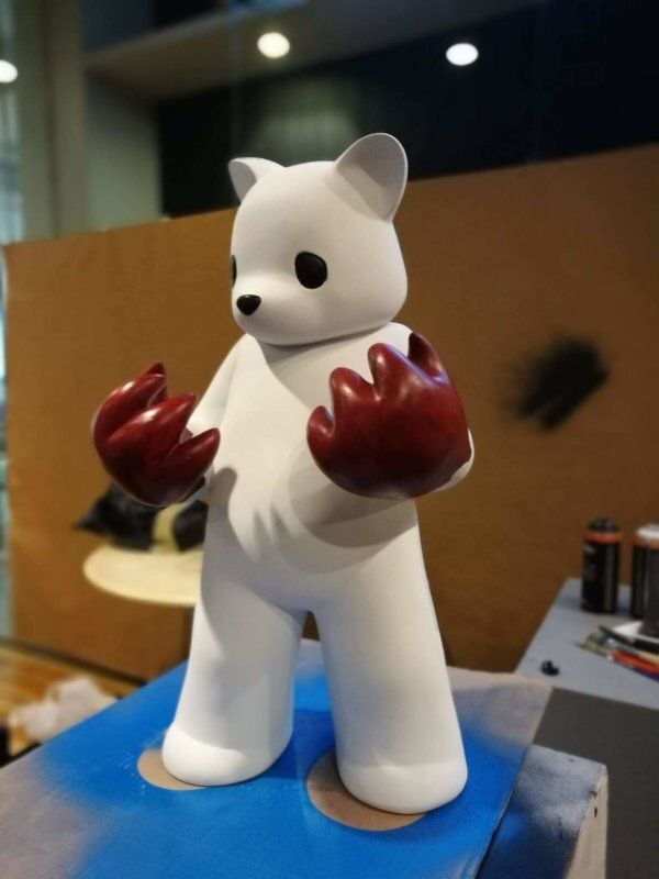 Luke Chueh Blood On My Hands show at Secret Fresh Sky Gallery - The Toy ...