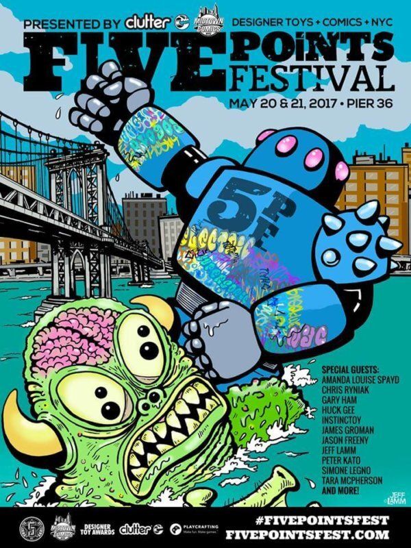 Poster & Exhibitors for Five Points Festival Revealed! - The Toy Chronicle