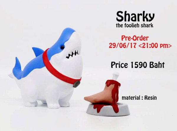 SHARKY The FOOLISH SHARK By CHUBBY BEAR STUDIO Pre-order Info - The Toy ...