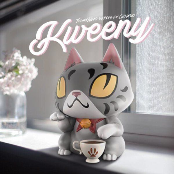 Kweeny Toshi Neko Series By Clogtwo x Mighty Jaxx - The Toy Chronicle