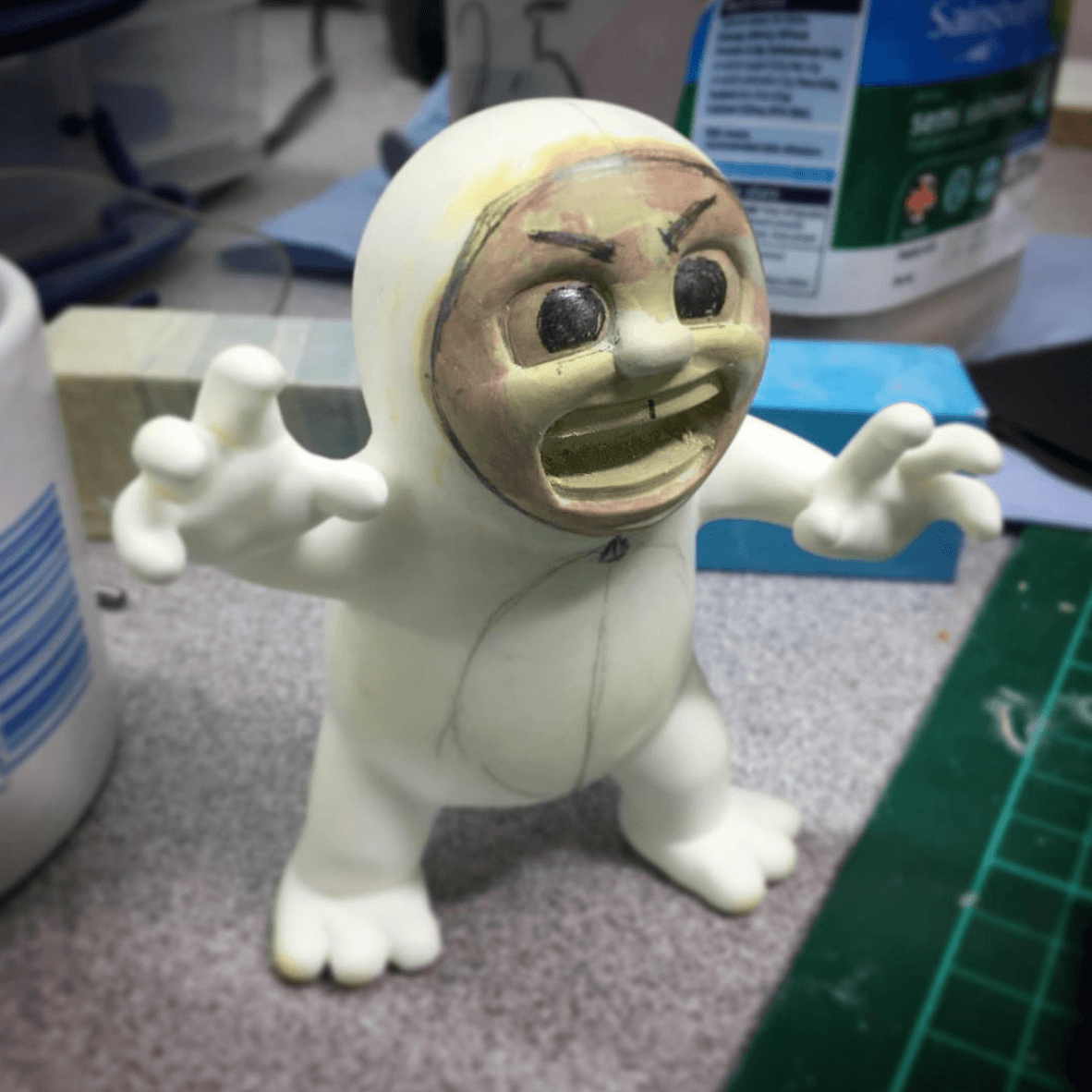 Angry Hedgehog x Martian Toys Boo Custom show At ToyCon UK 2018 - The ...