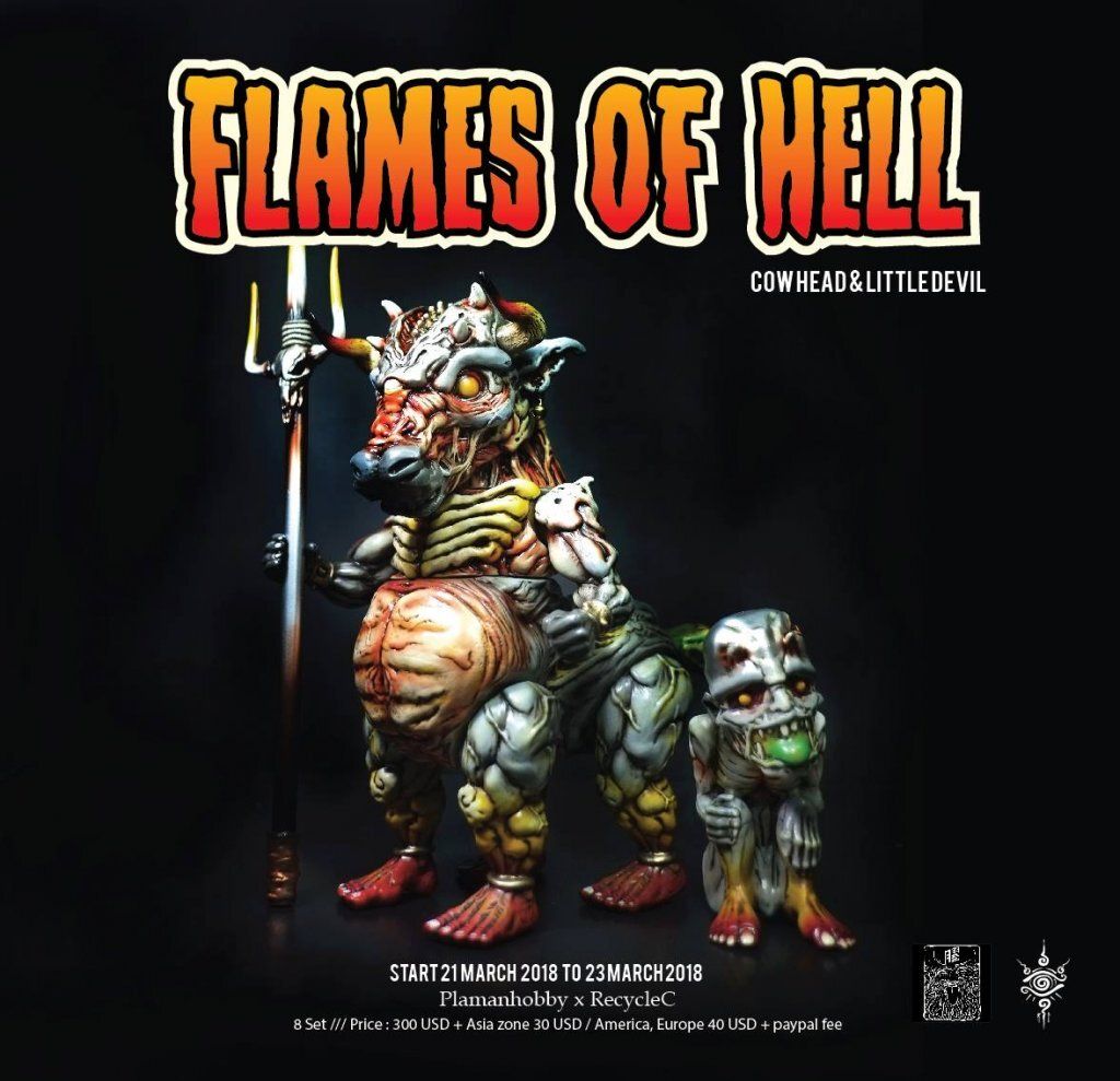 COWHEAD x LITTLEDEVIL Flames of Hell & It's in the dark edition by ...