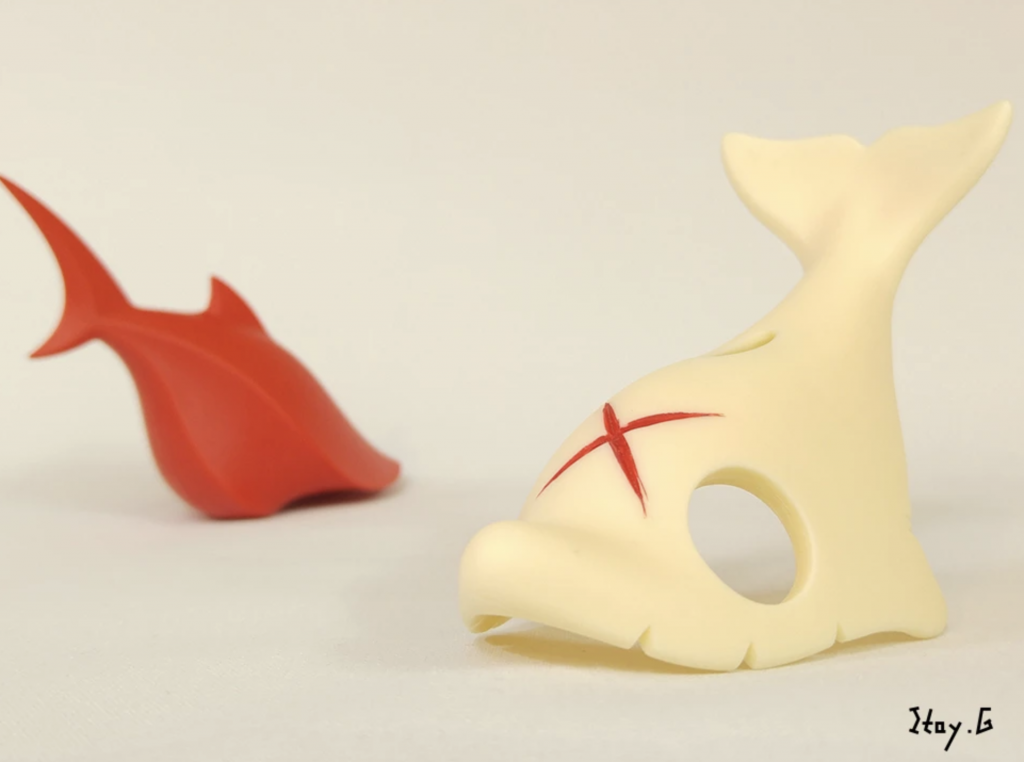 Crazy Shark – Dolphin Red Edition By Itay G - The Toy Chronicle