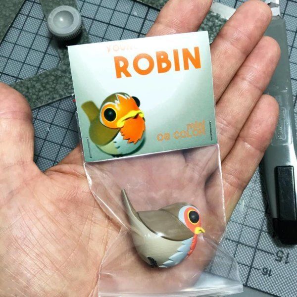 Mini Young Robin OG colour By Muffin Man - The Toy Chronicle
