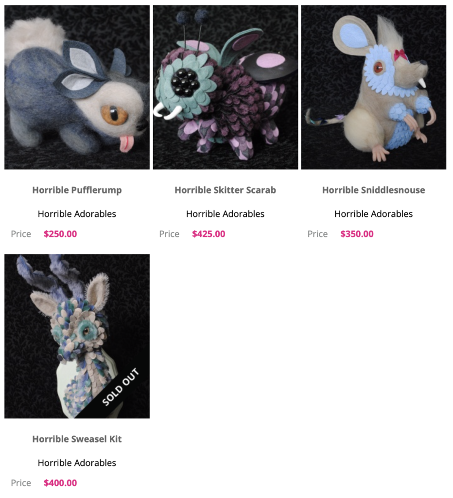Horrible Adorables at Clutter Gallery! - The Toy Chronicle
