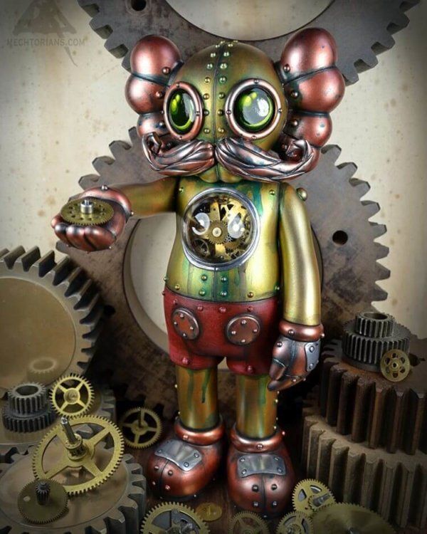 The Clockwork Companion by Doktor A x KAWS - The Toy Chronicle