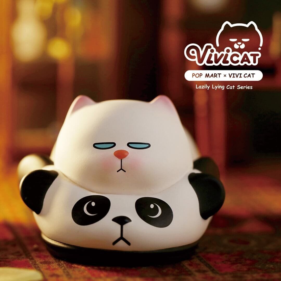 Vivicat Lazily Laying Cat Series by Vivi Cat x POP MART - The Toy Chronicle