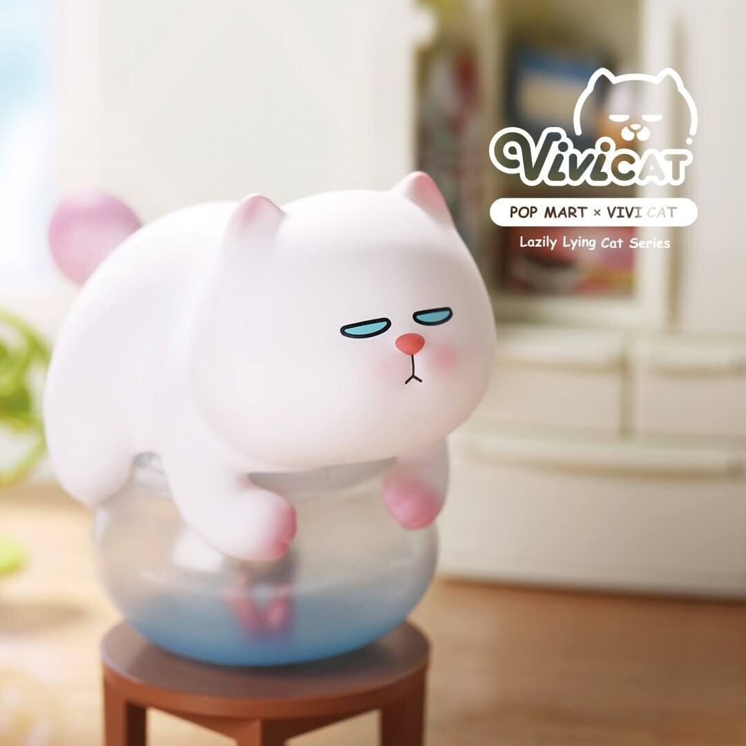 Vivicat Lazily Laying Cat Series by Vivi Cat x POP MART - The Toy Chronicle