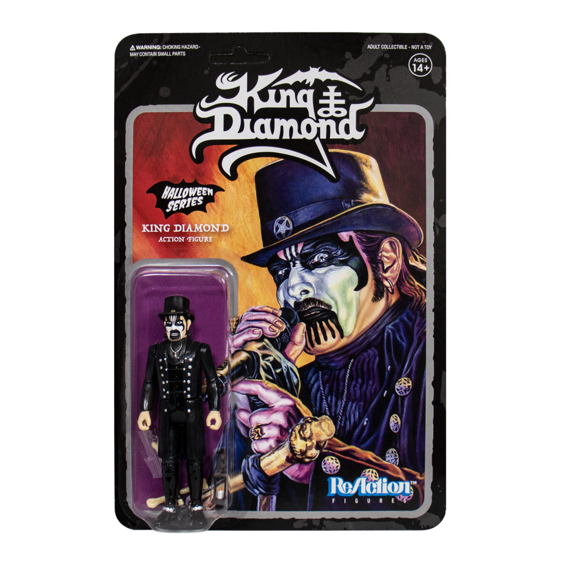 King Diamond ReAction Figure - King Diamond Top Hat by Super7 - The Toy ...