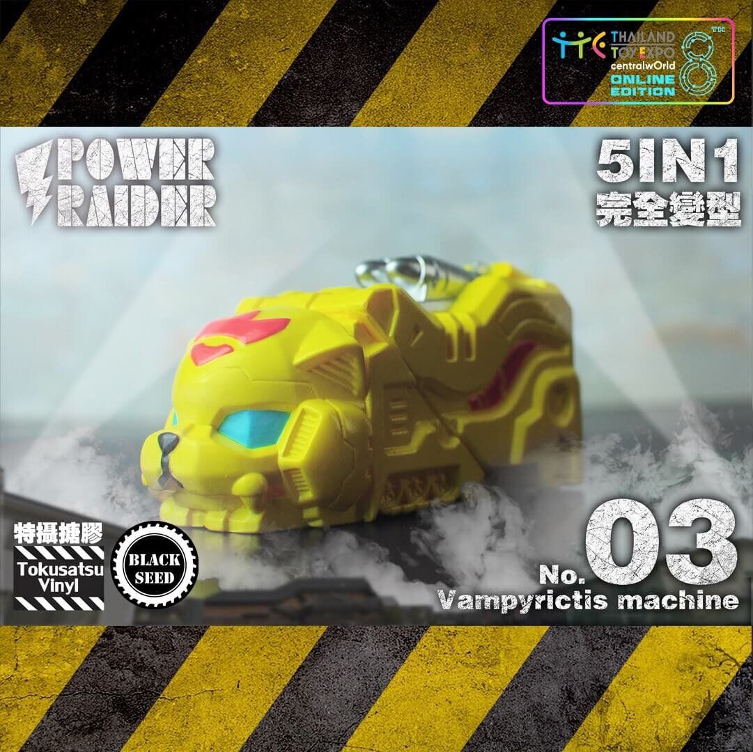 POWER RAIDER by Black Seed Toys x Tokusatsu Vinyl - The Toy Chronicle
