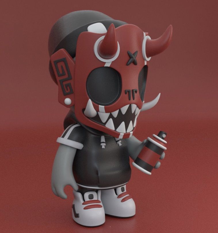 PUCK Dokebi The Little Painters by Chris Dokebi Sammons x StrangeCat ...