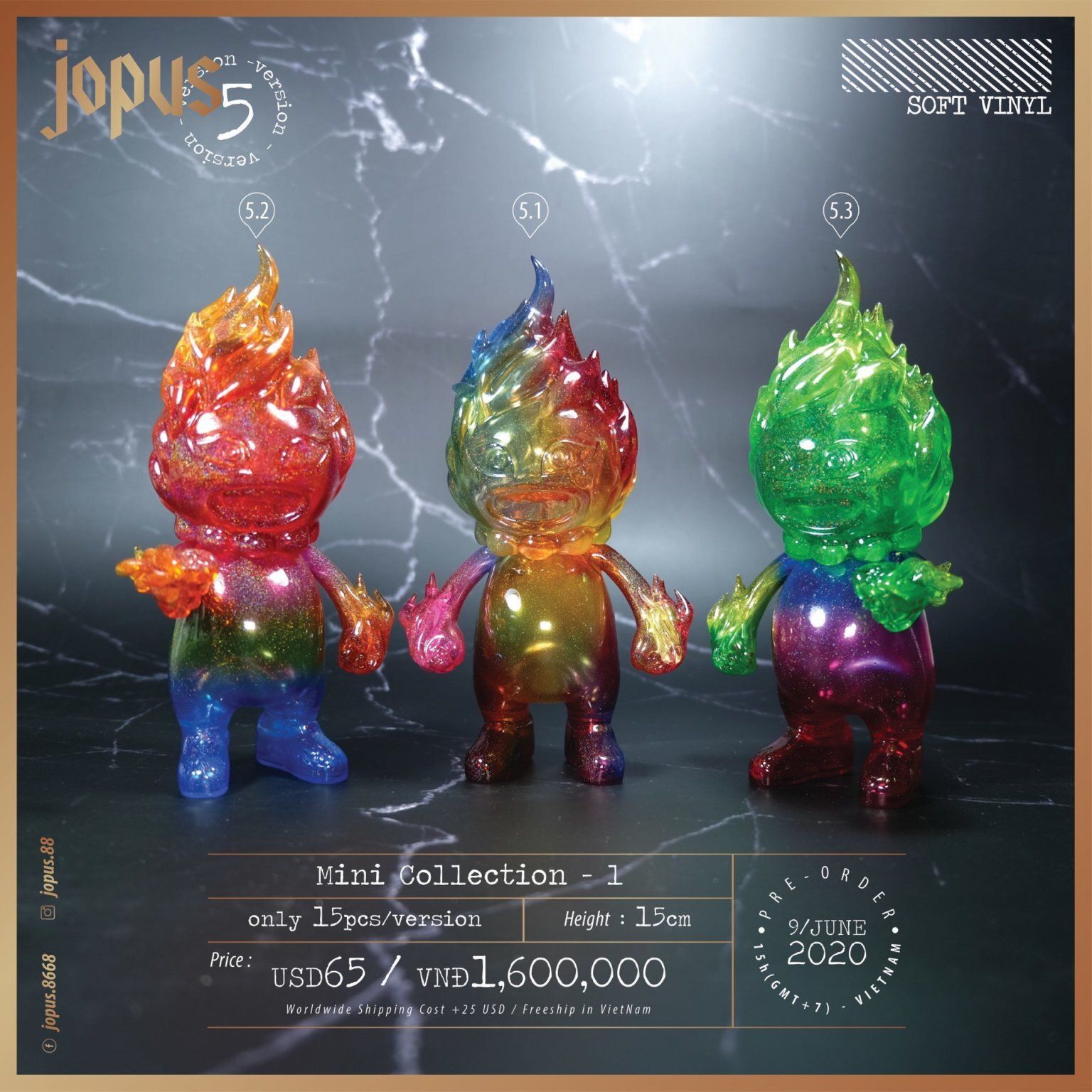 JOPUS Soft Vinyl Mini Collection Edition by Jians Tran - The Toy Chronicle