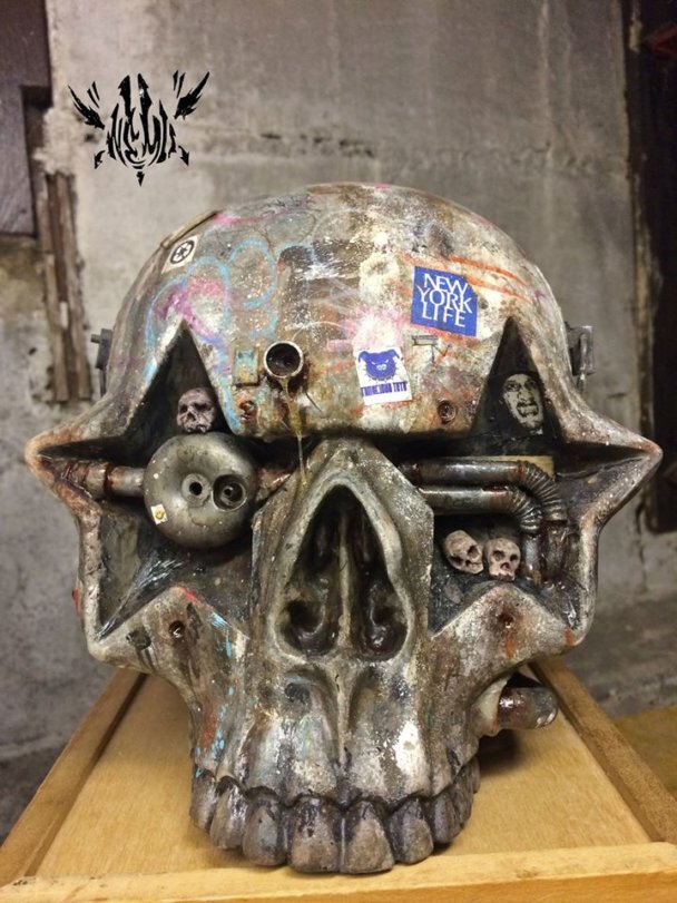 NYC Belly of the Beast POPaganda Star Skull by Mike NEMO Mendez x Ron ...