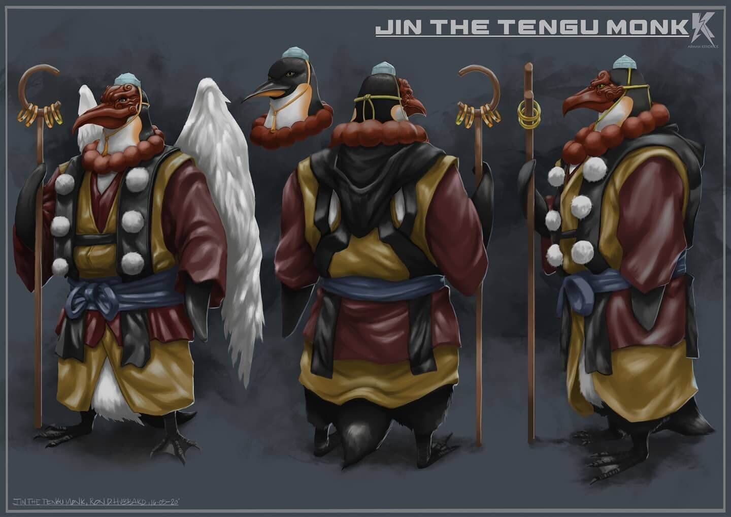 Arman Kendrick Presents Jin the Tengu Monk Tako Jimbo Universe - The ...