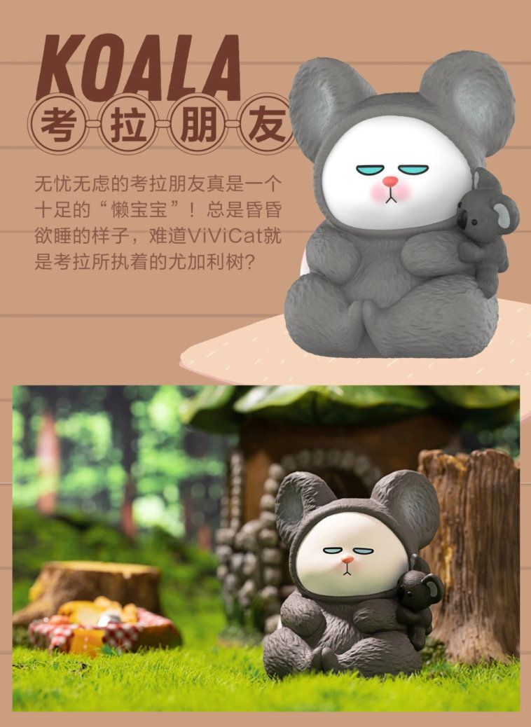 ViviCat Cool Summer Blind Box Series by ViviCat x POP MART - The Toy ...