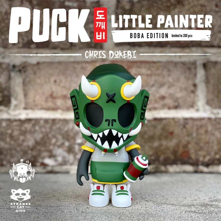 The Toy Chronicle | Little Painter Boba by Chris Dokebi x Strange Cat Toys!
