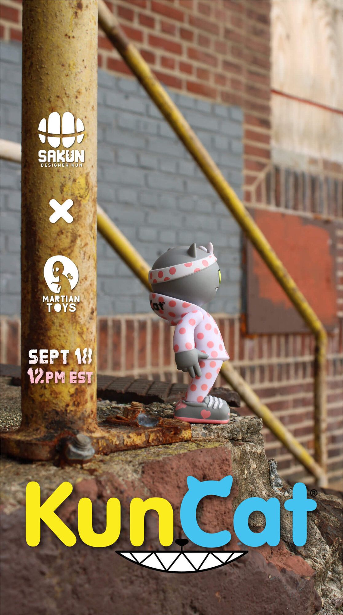 Kuncat Ukiuk by Sakun x Martian Toys - The Toy Chronicle