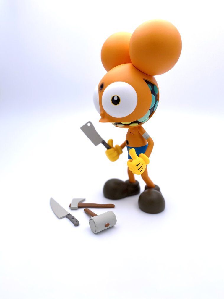 Space Monkey - Orange StrangeCat Toys Exclusive by Dalek x UVD Toys ...