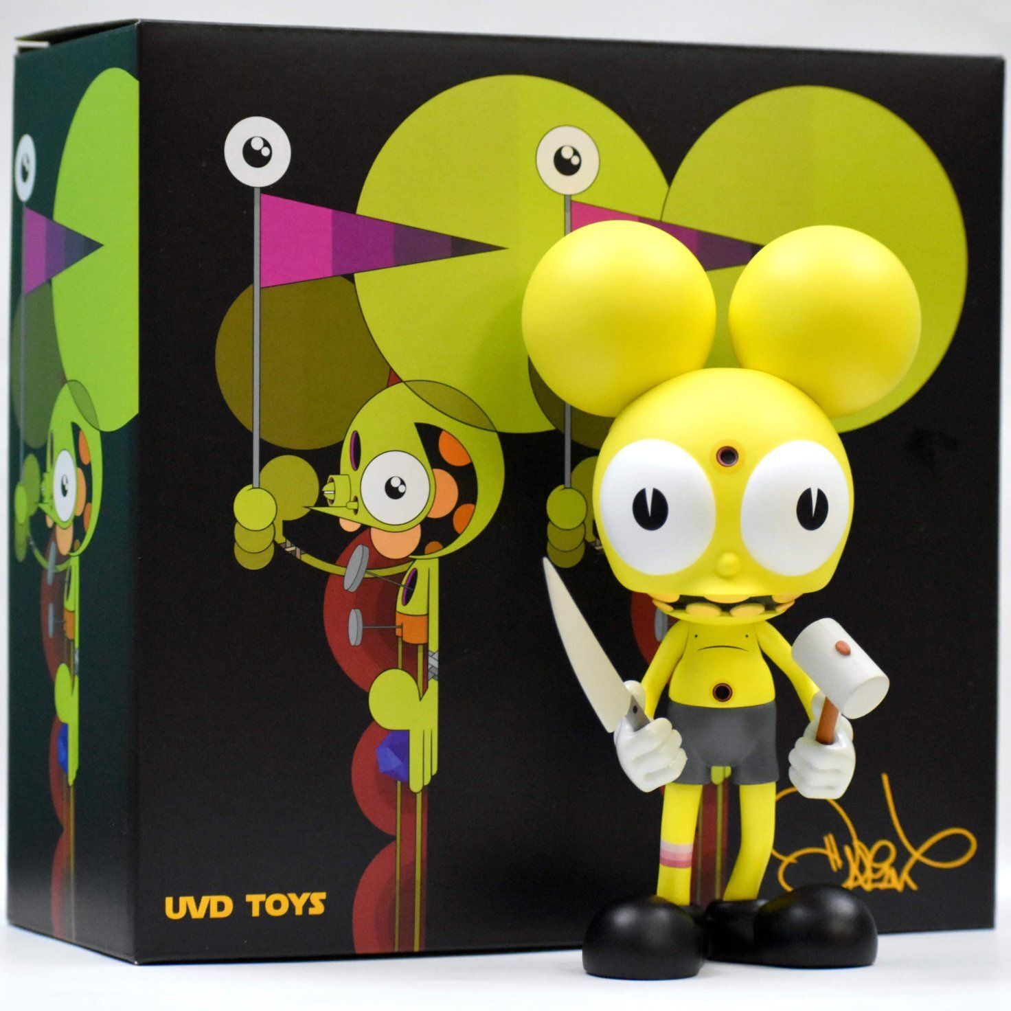 Yellow Space Monkey by Dalek x UVD Toys - The Toy Chronicle