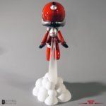 ASTRO 003 Red Astro Miwu 2021 by Burning Monster - The Toy Chronicle