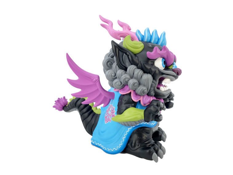 Dark Imperial Lotus Dragon by Scott Tolleson x 3D Retro - The Toy Chronicle