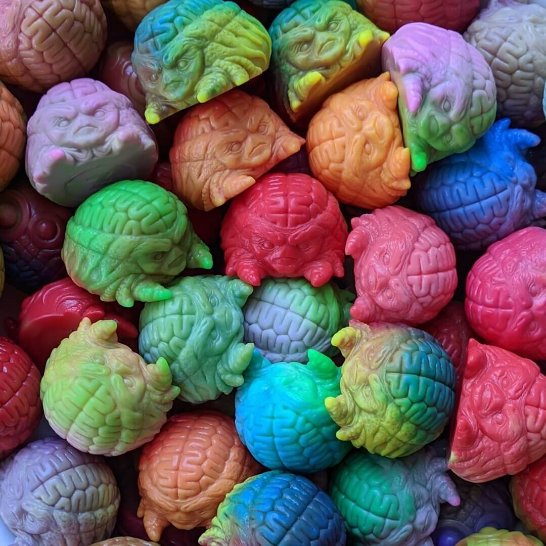 LittleRubberGuys Plorp Marbled Madness The SUPREME Martian Intelligence ...