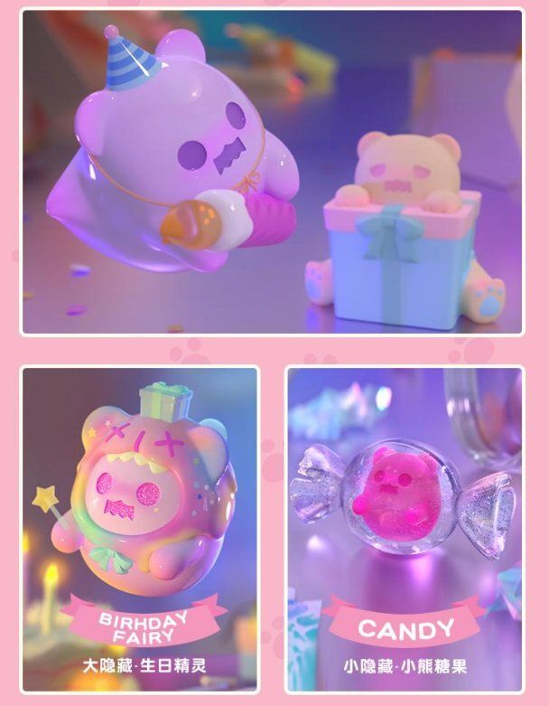 Ghost Bears Happy Birthday Blind Box Series Shin Woo x Finding UNicorn ...