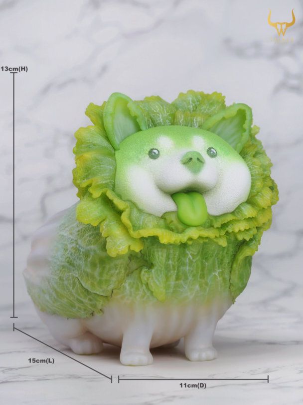 Cabbage Dog by PonkichiM x Taurus Workshop x dodowo - The Toy Chronicle