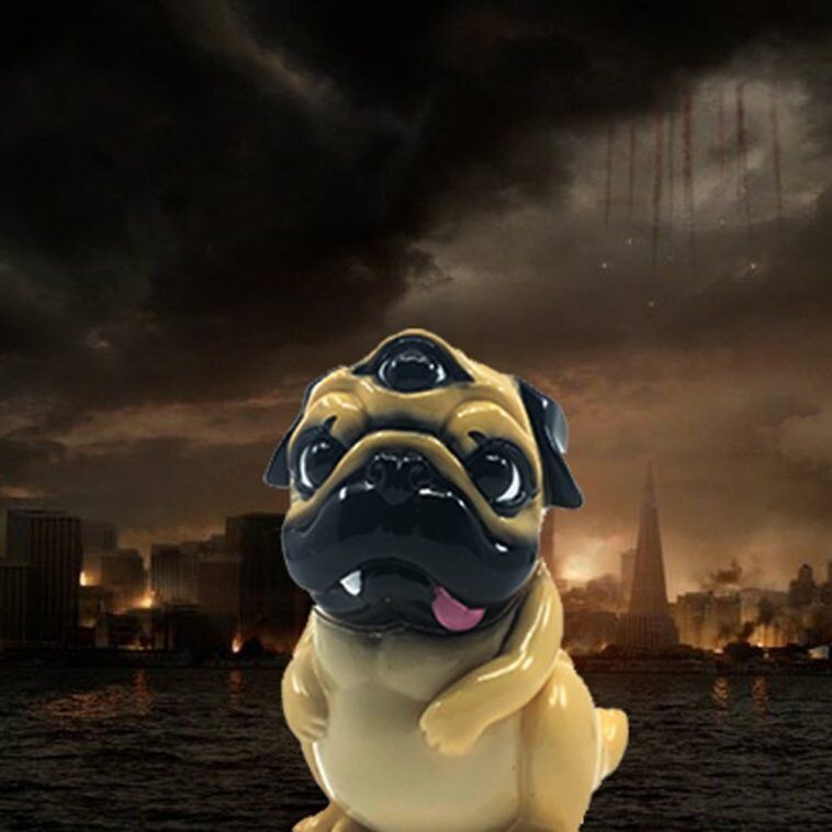 POBBER x SeberdrA : WHAT THE PUG pugZILLA! - The Toy Chronicle