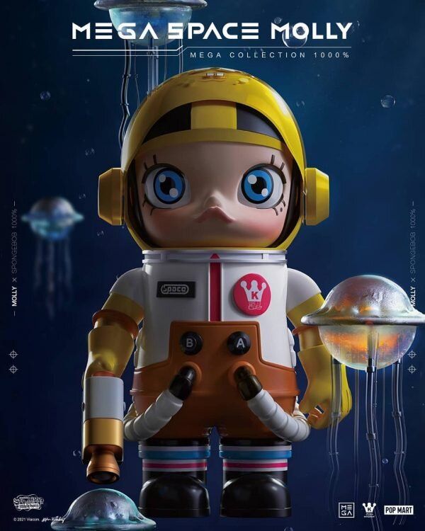 Mega Space Molly SpongeBob POP MART Exclusive Collection by Kenny Wong ...