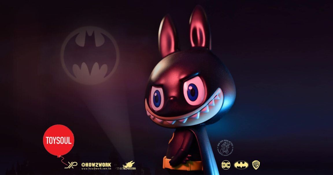 Batman Labubu How2work Exclusive by Kasing Lung x JPX - The Toy Chronicle
