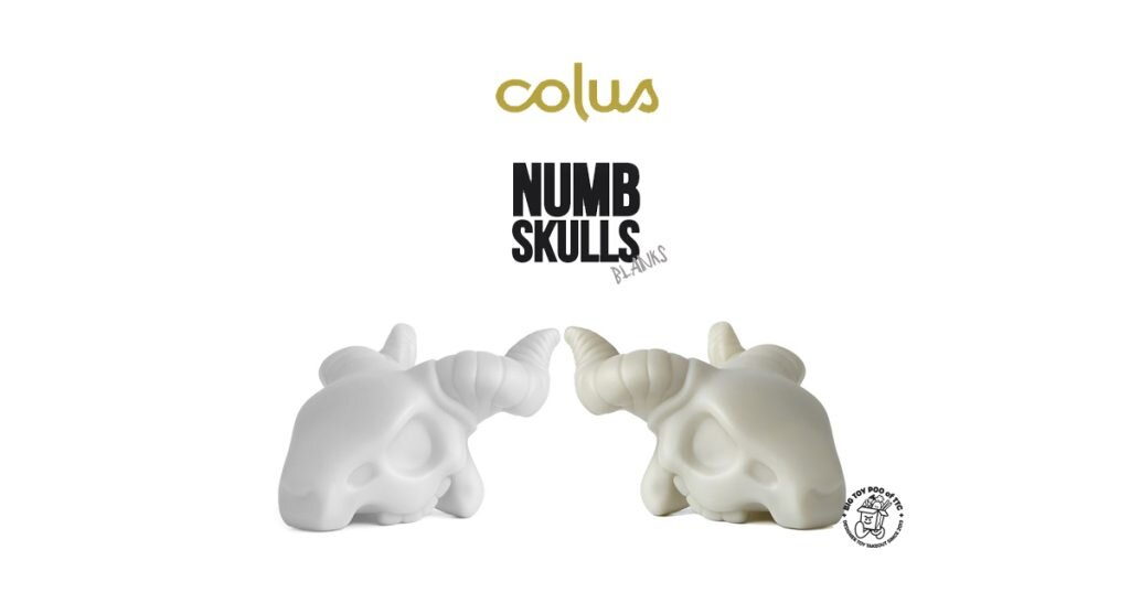 Colus Numb Skulls Blank Editions - The Toy Chronicle