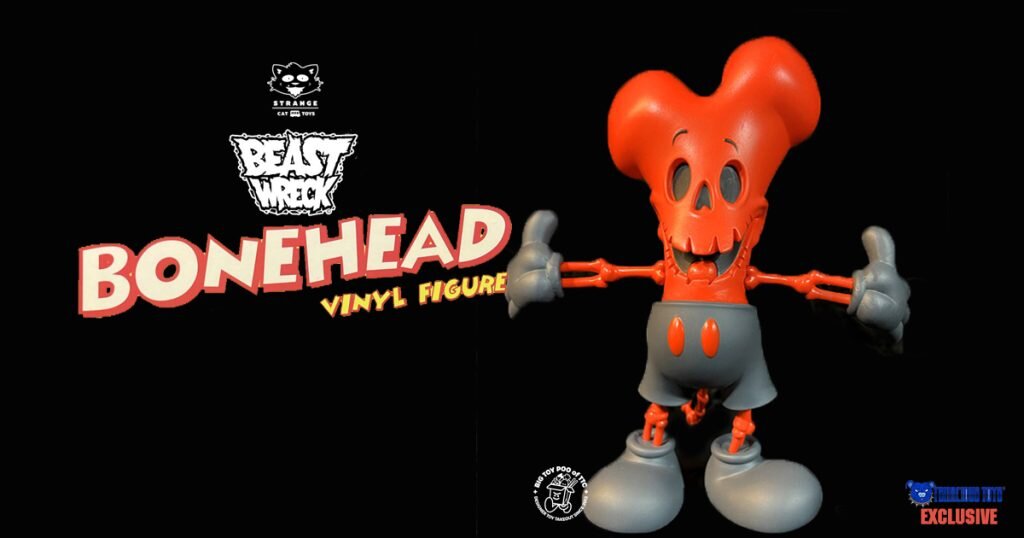 Bonehead Tenacious Toys Exclusive Red Bone Edition by BeastWreck x ...
