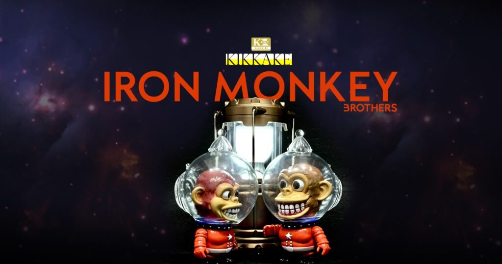 Kaiju one Gold x kikkake toy Presents IRON MONKEY BROTHERS NASA Orange Edition - The Toy Chronicle