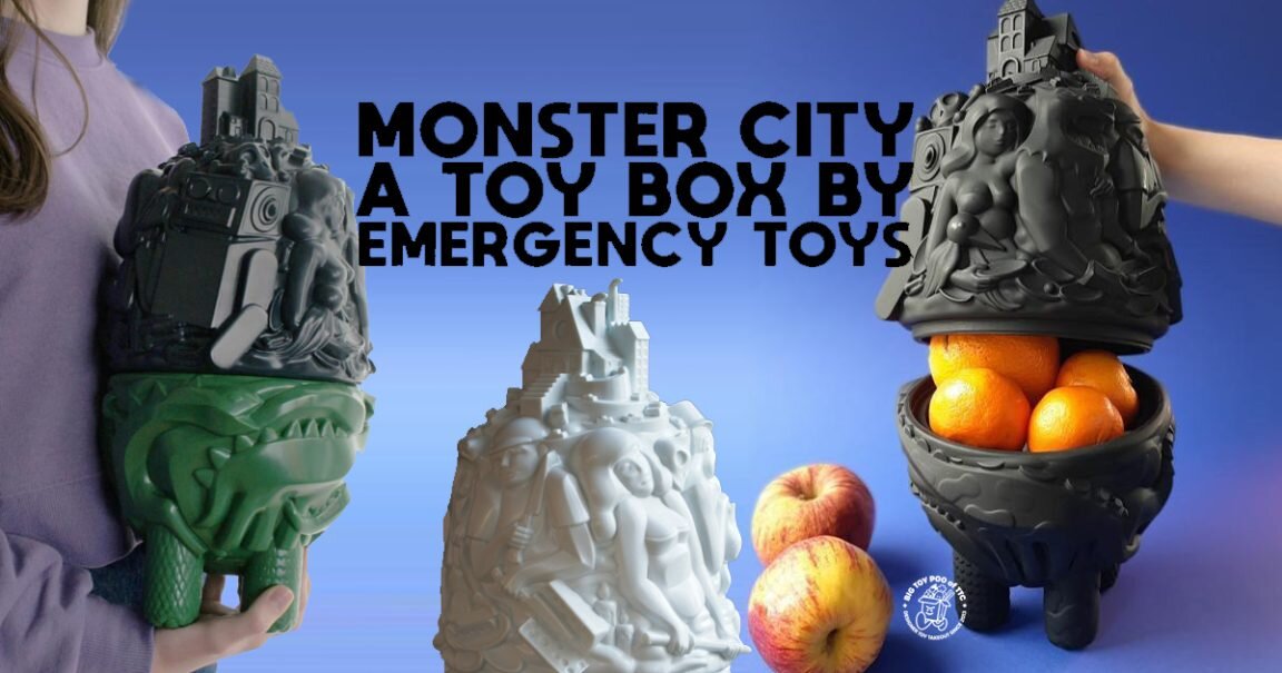 EMERGENCY TOYS City Monster Toy Box - The Toy Chronicle